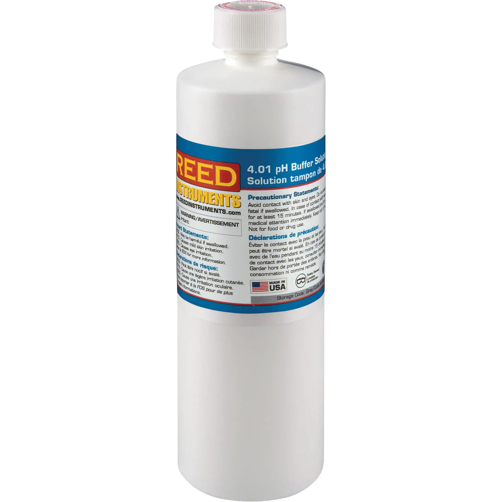Reed pH Buffer Solution 4.01 / 500ml – Distribution LabSphere inc.